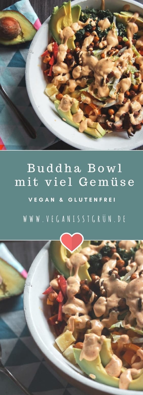 Buddha Bowl mit Avocado & Süßkartoffel | Vegane Rezepte